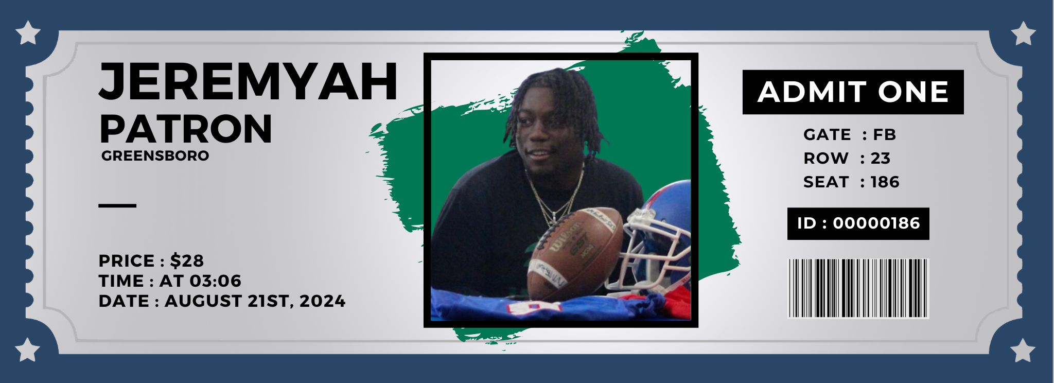 Shop Jeremyah Patron Official Merch – Stadium Merch