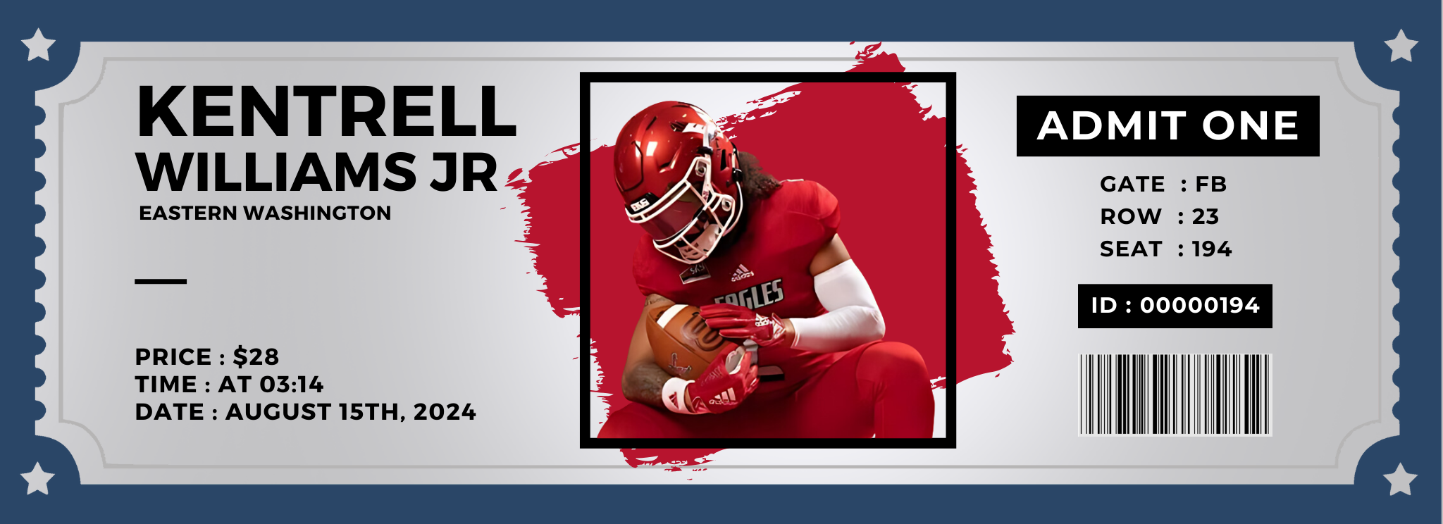 Shop Kentrell Williams Jr Official Merch – Stadium Merch