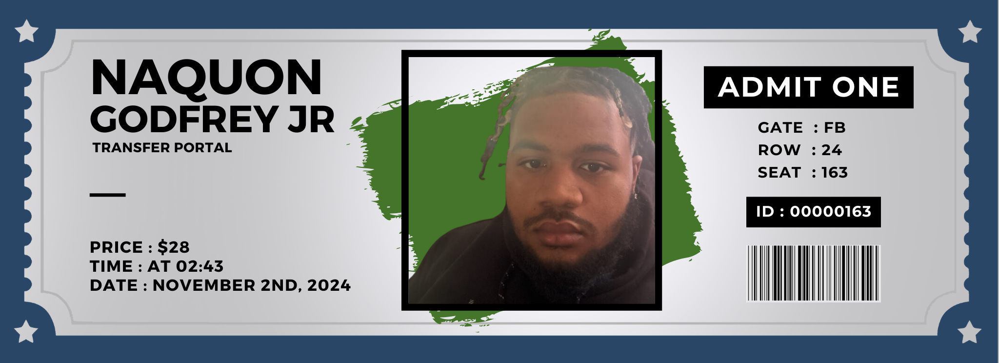 Shop Naquon Godfrey Jr Official Merch – Stadium Merch